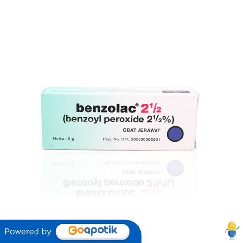 Jual Benzolac 2.5% Gel Isi 5 Gram Tube | Shopee Indonesia