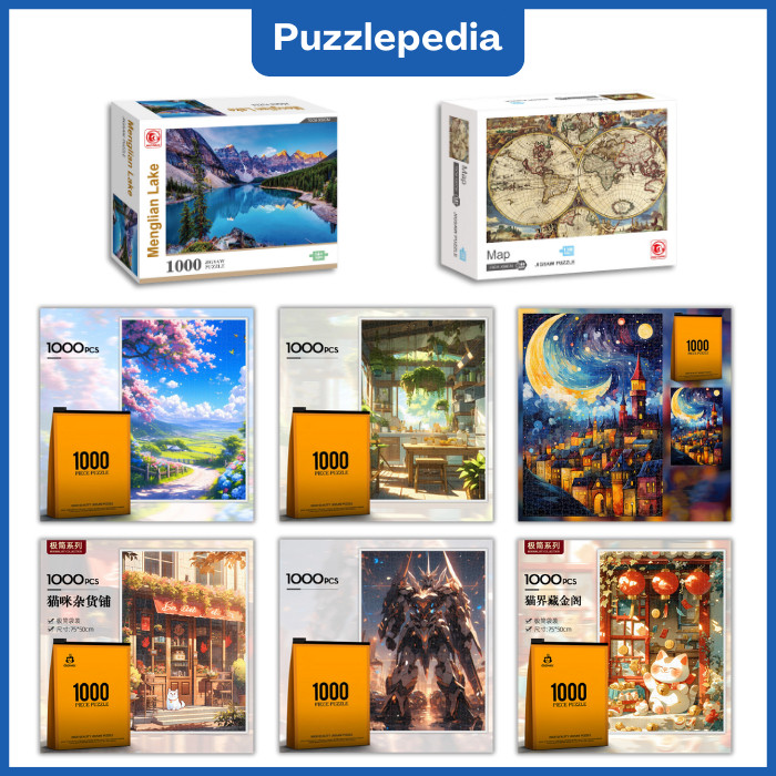 Jual SY39DR Puzzle Tebal 1000 Pcs 50x70cm/75cm - Relaksasi - Kado Ultah ...