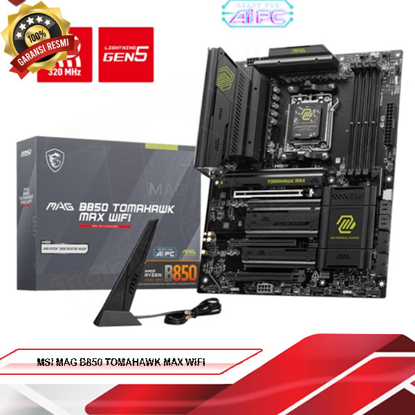 Jual MSI MAG B850 TOMAHAWK MAX WIFI | Motherboard AMD B850 AM5 DDR5 ATX ...