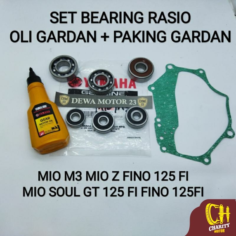 Jual PAKET BERING BEARING RASIO + OLI GARDAN + PAKING GARDAN MIO M3 MIO ...
