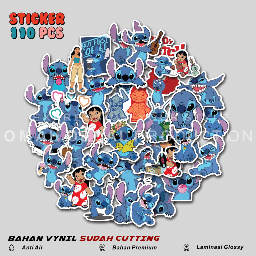 Jual STICKER PACK LILO AND STICH STICKER TUMBLR STIKER VIRAL ANTI AIR ...