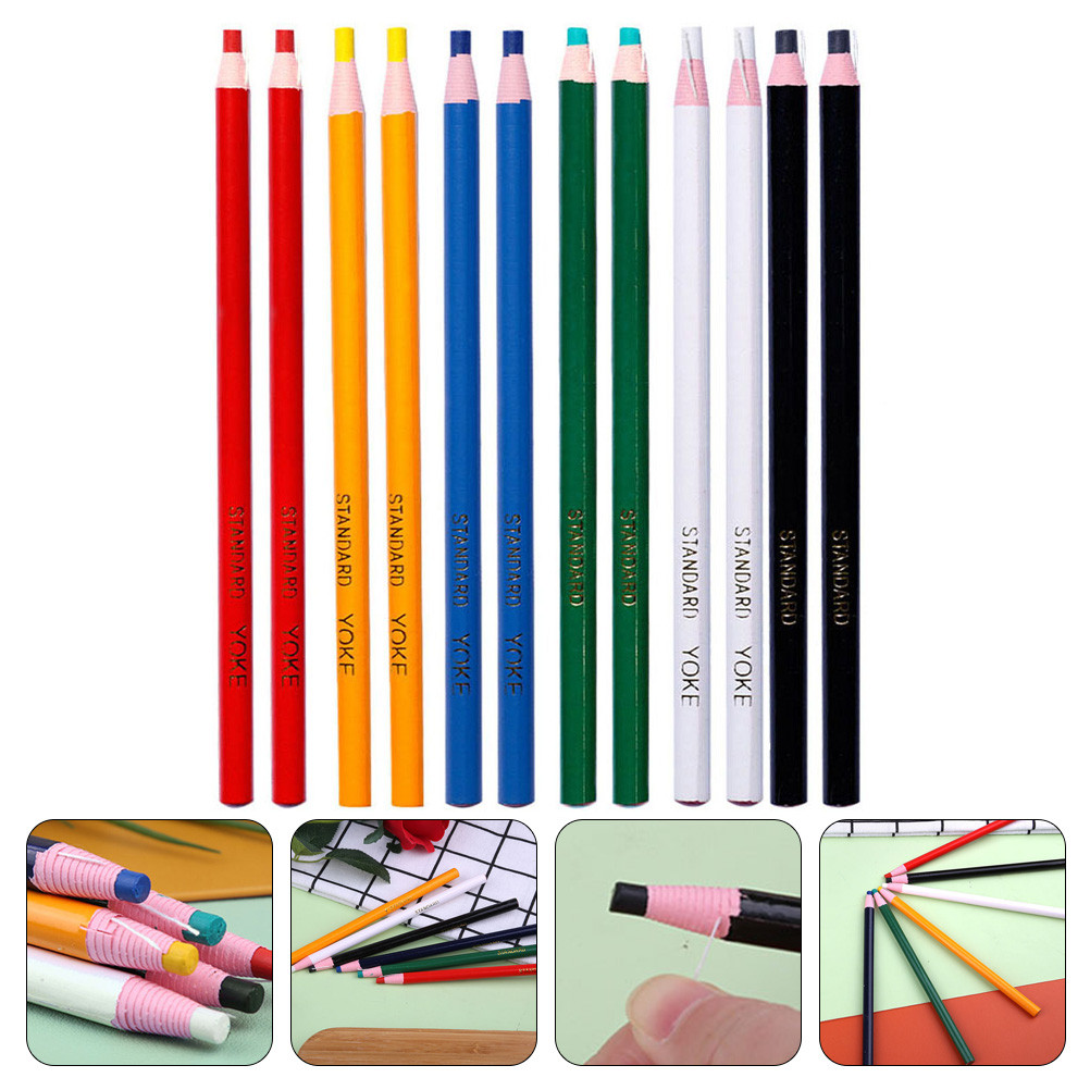 Jual 12 Pcs Peelable Crayon Child Adult Coloring Pencils Colored for ...