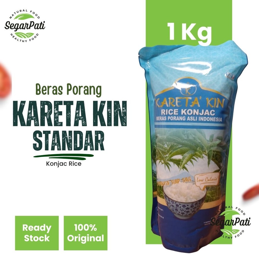 Jual Kareta kin Beras Porang 1 KG Shirataki Konjac Rice Diet Rendah ...