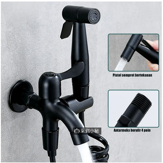 Jual SUS304 1 Set Jet Shower Kloset 3in1 /Kran Cabang Shower Stainless ...