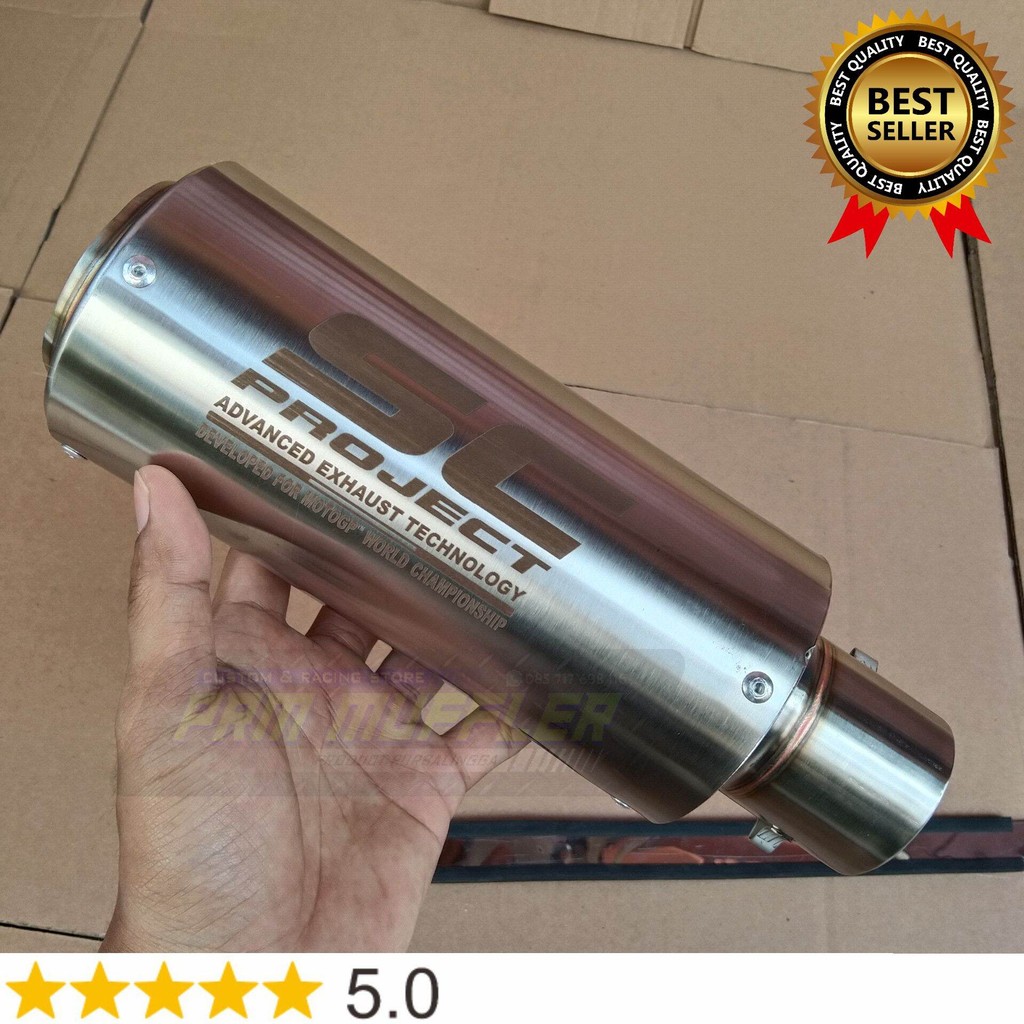 Jual SC project Slencer knalpot, diameter Inlet 50mm | Shopee Indonesia