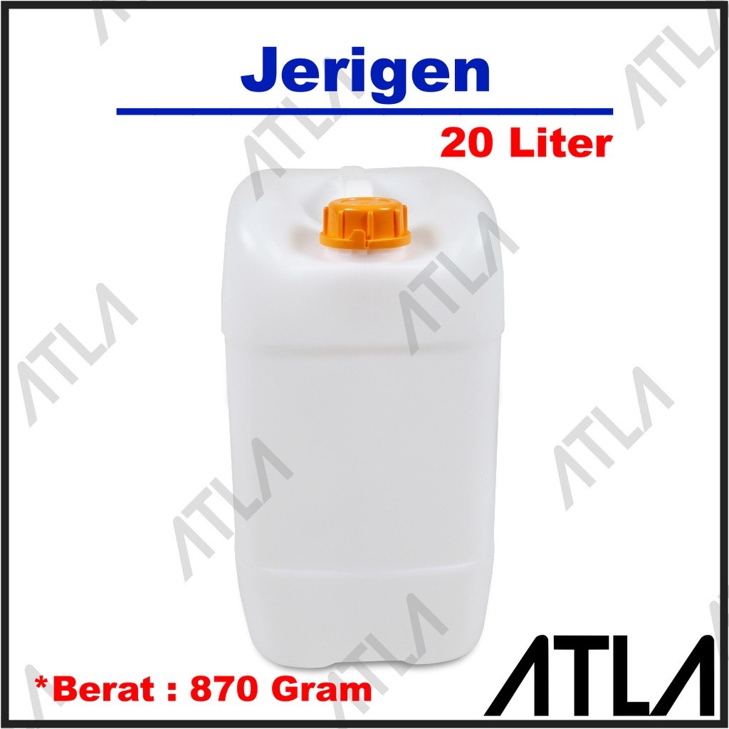 Jual Jerigen Plastik 20 L Botol Derigen Air Labor Pupuk Jerry Can 20L ...