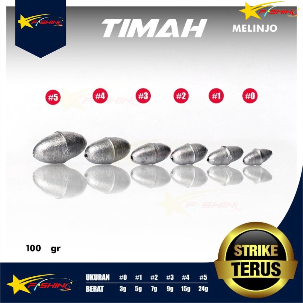 Jual [100gr] Timbel Timah Merica Melinjo Eceran Pemberat Mancing Galatama dan Dasaran Bulat ...