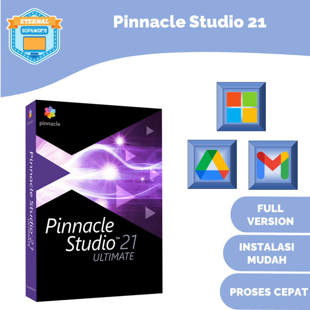 Jual PINNACLE STUDIO 21 Full Version Full Lisensi Pro Aplikasi Windows No Trial Software Laptop ...