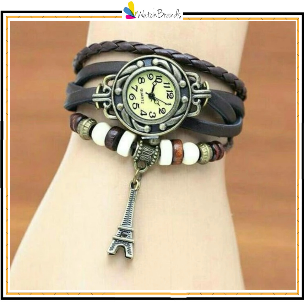 Jual WBS Jam Tangan Wanita dan Pria Tali Gelang Tribal Vintage Etnik ...