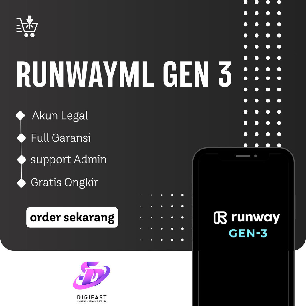 Jual Runway Gen-3 AI Premium 1 Tahun Full Garansi (Proses Tercepat Buka 24 Jam) | Shopee Indonesia
