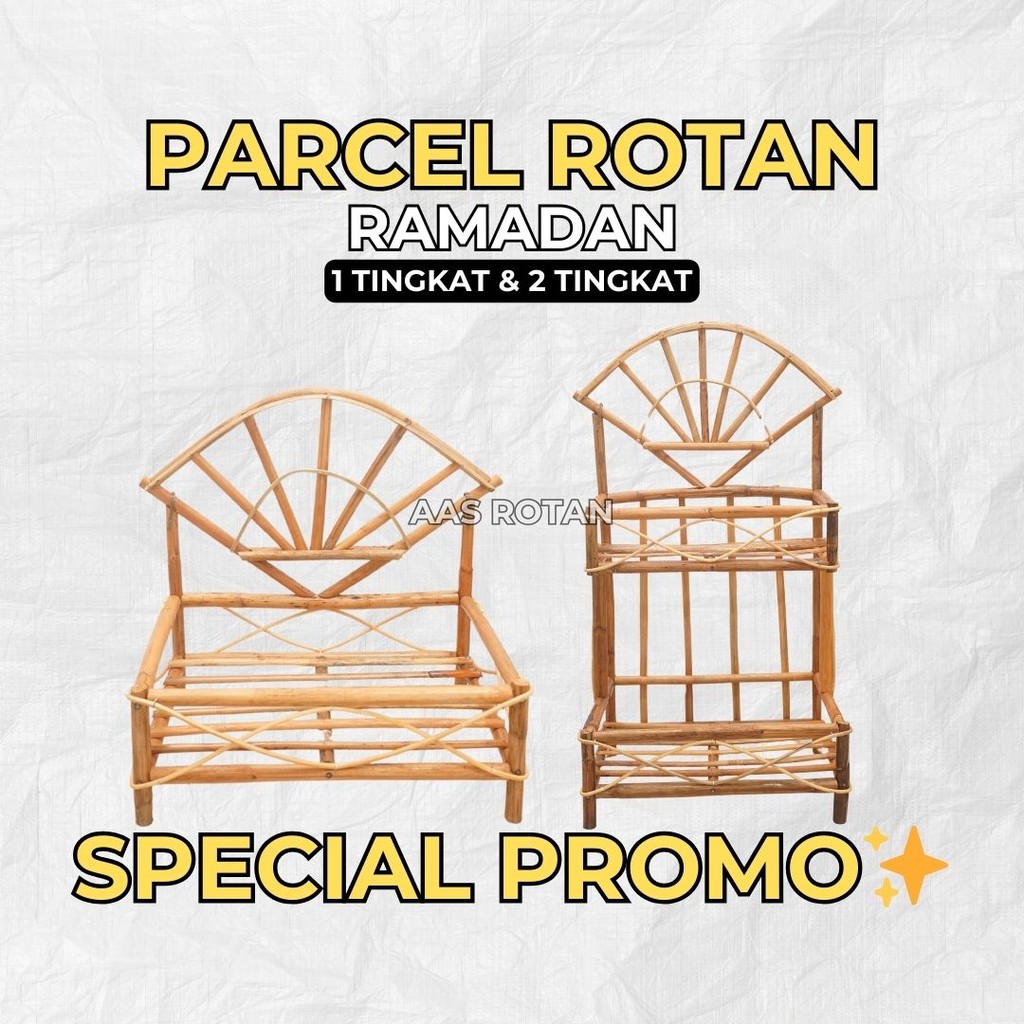 Jual Rak Rangka Parcel dari Rotan Alami: Praktis, Estetik, dan Siap ...