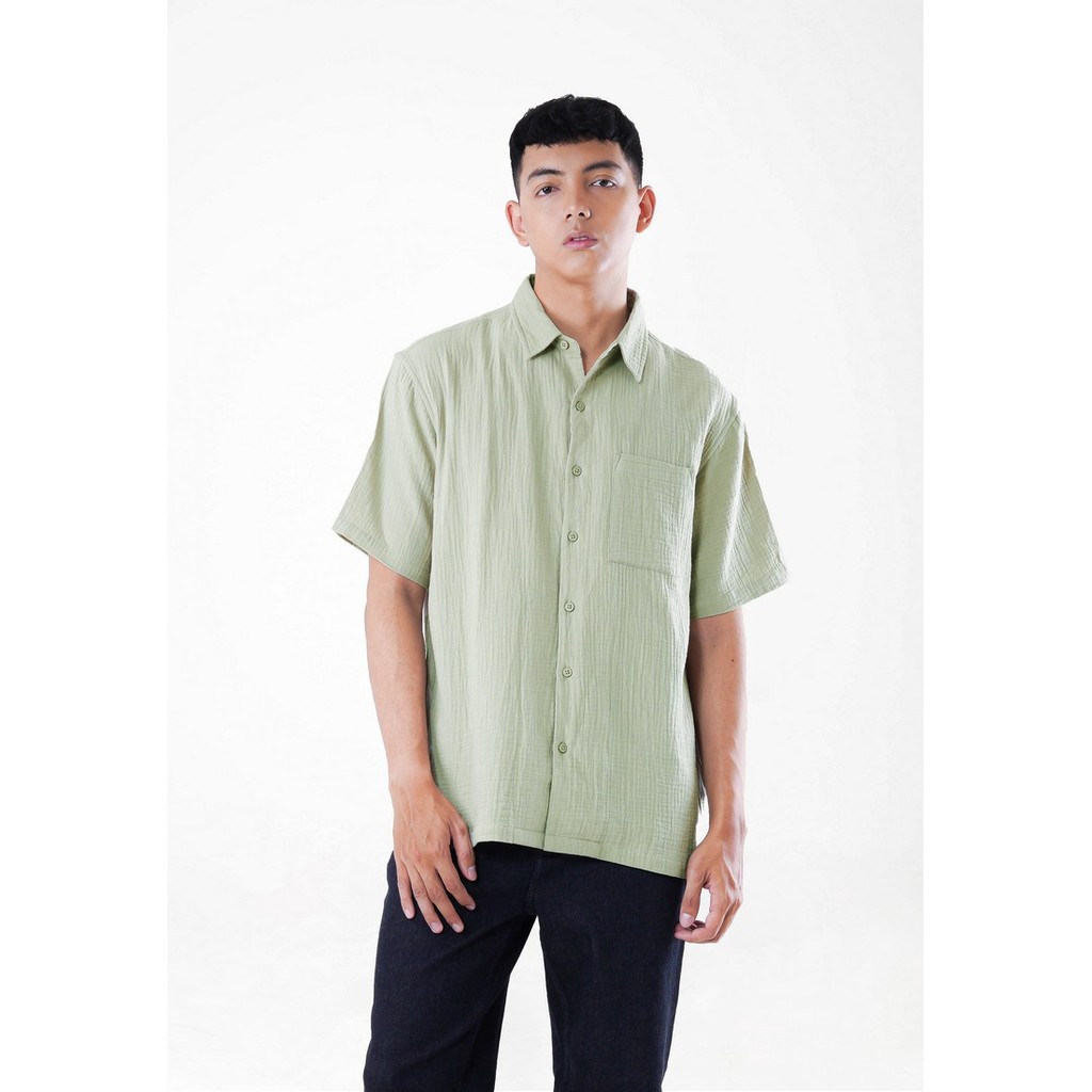 Jual 3Second Felix Shirt Short Sleeve Relaxed Fit 040124 | Shopee Indonesia