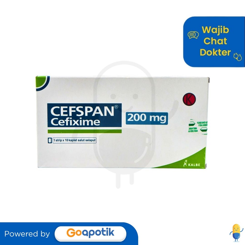 Jual Cefspan 200 Mg Box 10 Kaplet | Shopee Indonesia