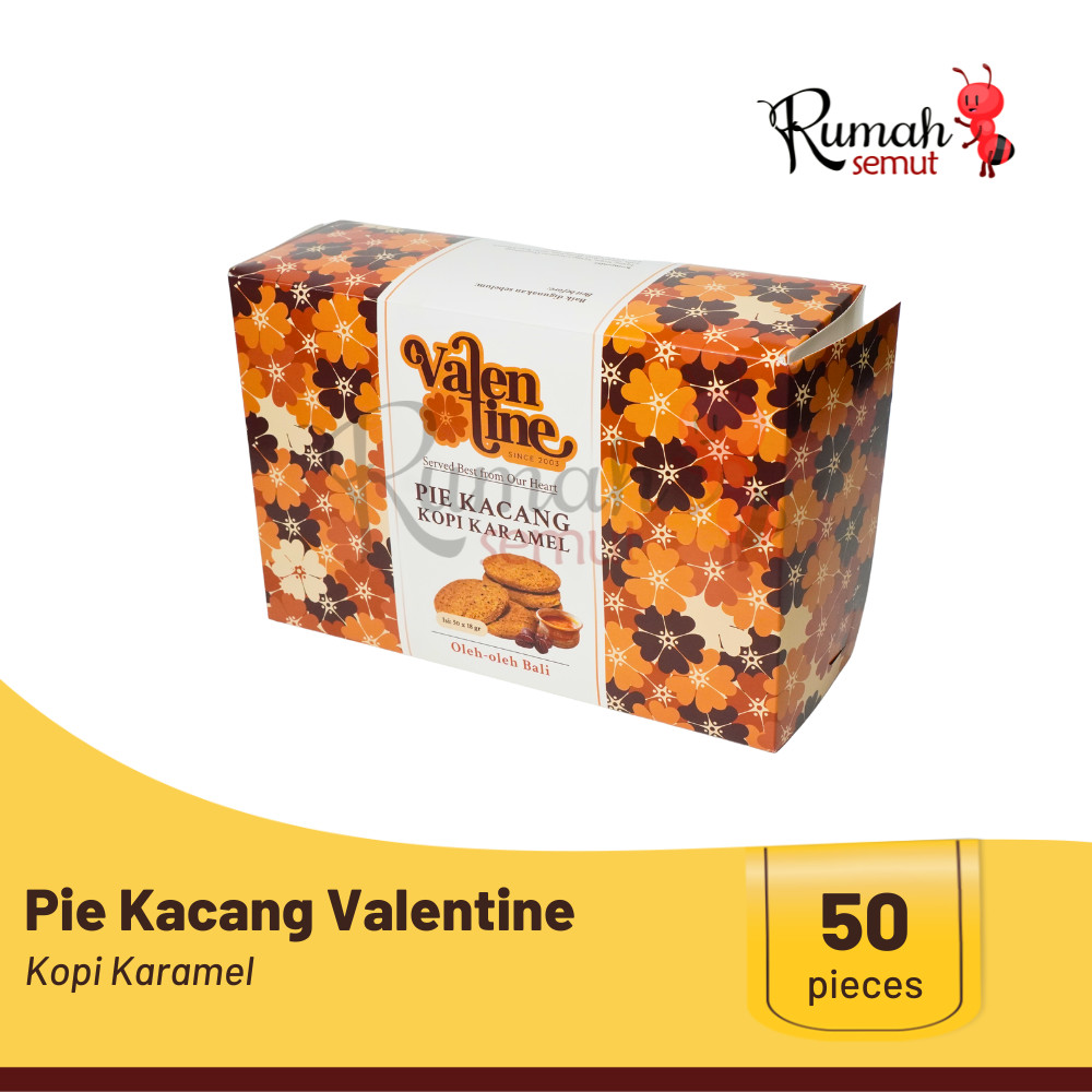 Jual Pie Kacang Valentine Kopi Caramel Isi 50 Pcs Oleh-Oleh Khas Bali ...