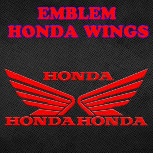 Jual EMBLEM HONDA SAYAP TIMBUL 3D LOGO HONDA SAYAP MOTOR HONDA MERAH (1 ...