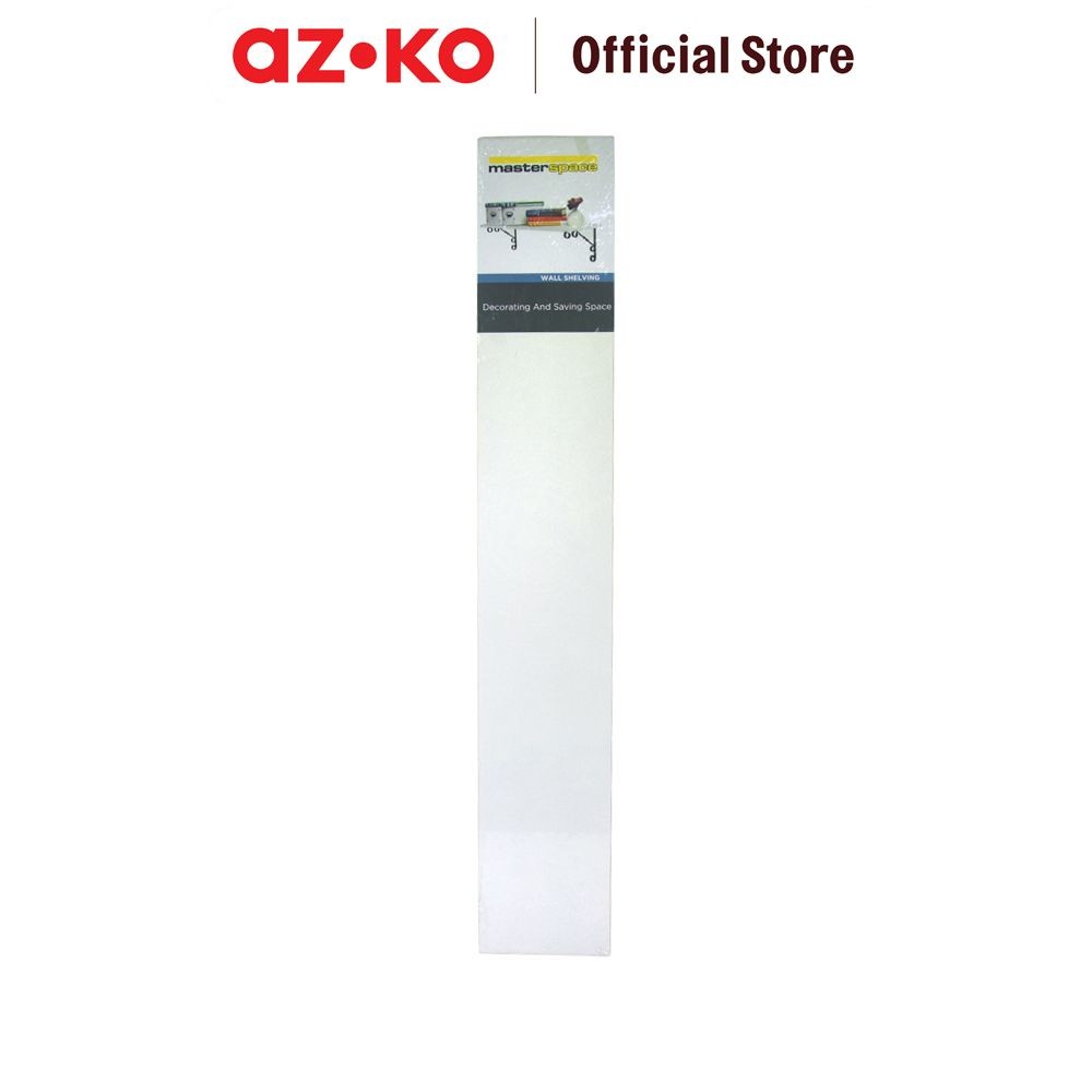Jual AZKO Masterspace Rak Dinding 90x15x1.8 Cm - Putih | Shopee Indonesia