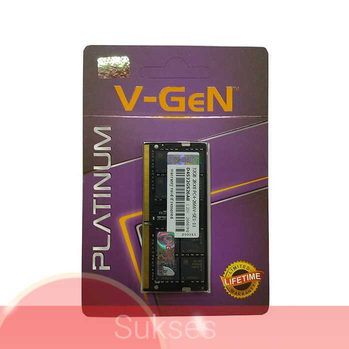 Jual RAM DDR4 SODimm V-GeN Platinum 32GB PC21300/2666Mhz Memory Laptop | Shopee Indonesia