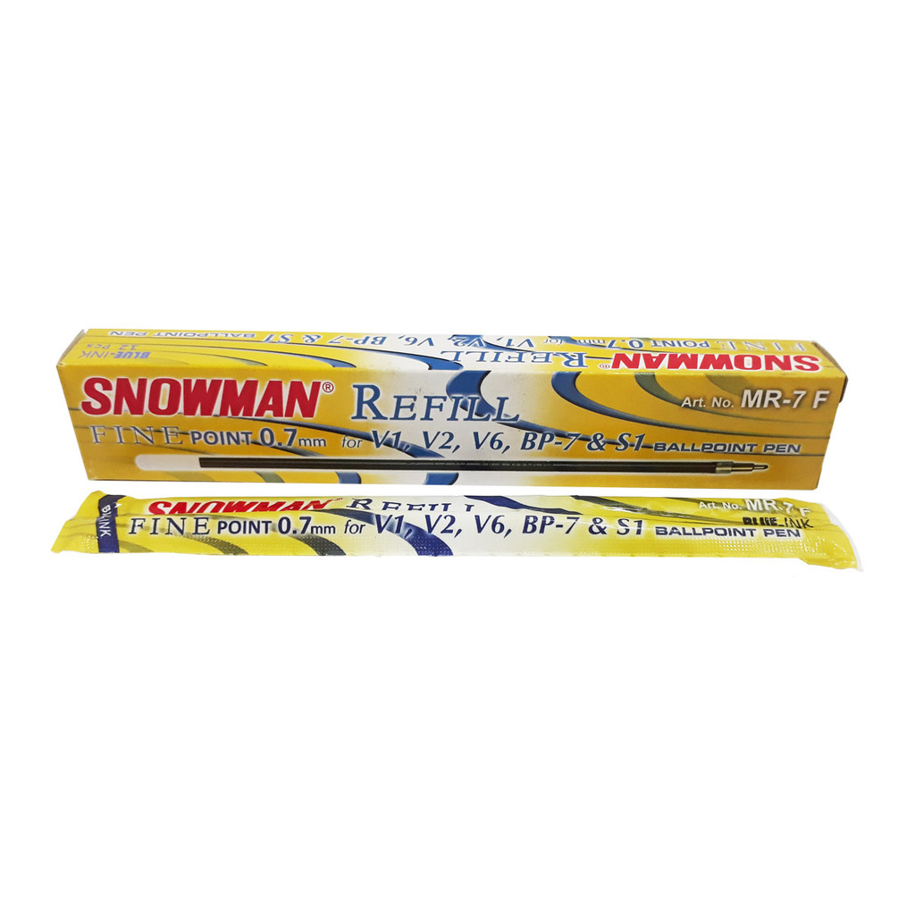 Jual Snowman Hitam Refill Isi Ulang Ballpoint Pena Pulpen | Shopee ...