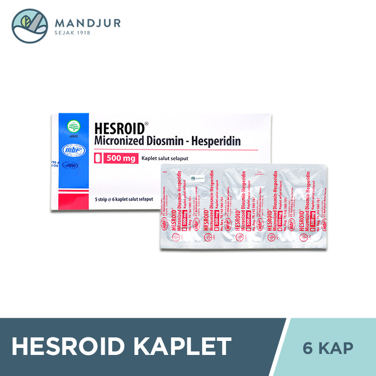 Jual Hesroid 6 Kaplet - Obat Wasir dan Varises | Shopee Indonesia