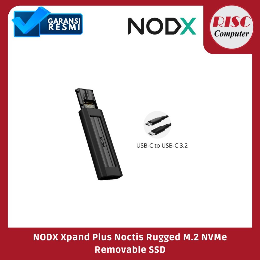 Jual NODX Xpand Plus Noctis Rugged M.2 NVMe Enclosure Removable SSD ...