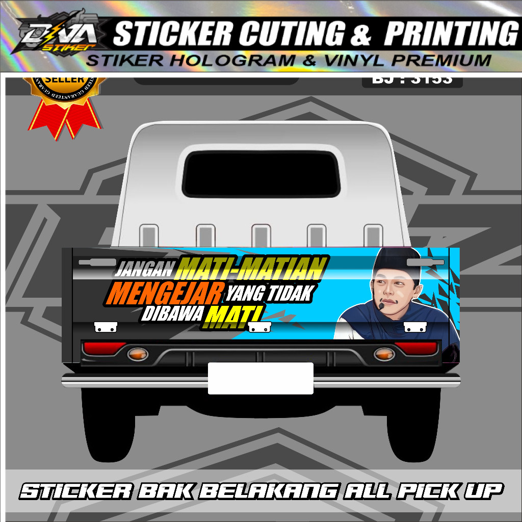 Jual BJ 3153-STIKER CUSTOM L300, FUTURA, T120SS, NEW CARRY, GRANDMAX ...
