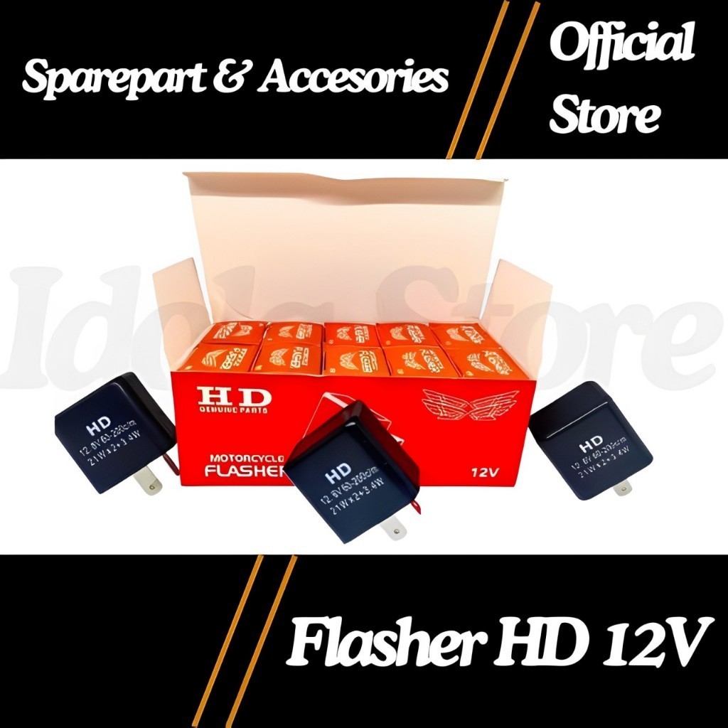 Jual Flasher Sein Sen Relay Sign LED HD 12V Stel Cepat Lambat Flasher ...