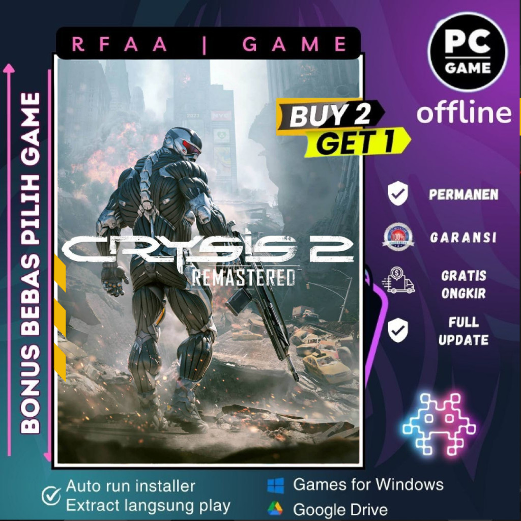 Jual CRYSIS 2 REMASTERED | GAME PC - LAPTOP - DL | Shopee Indonesia