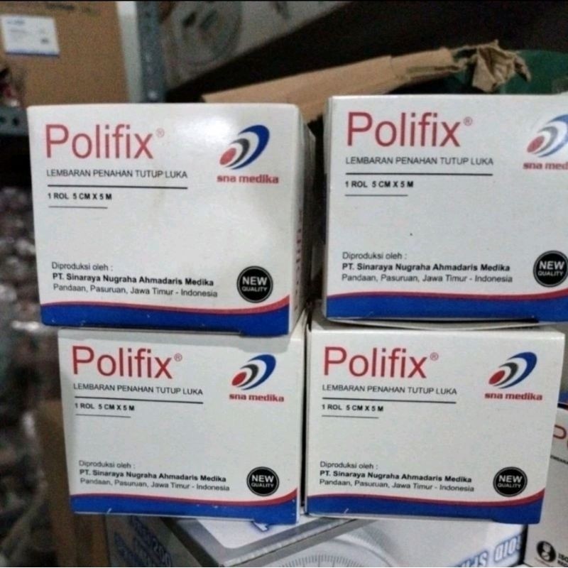 Jual Plaster Penutup Luka Polifix 5cm x 5m (TANPA BOX) | Shopee Indonesia