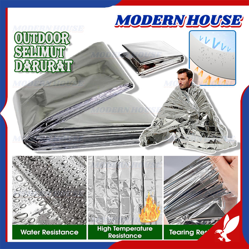 Jual Thermal Blanket Aluminium Foil untuk Survival Kit /Selimut Darurat ...