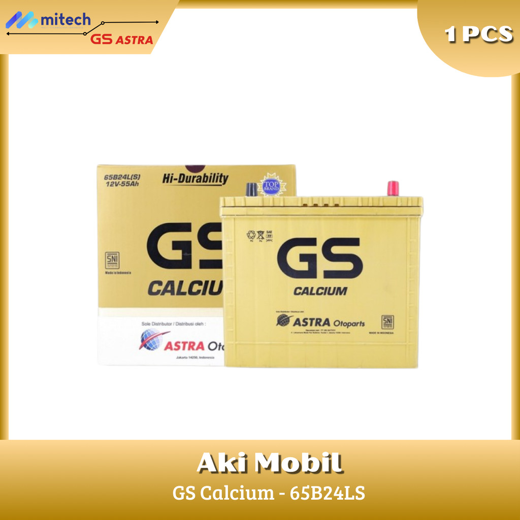 Jual Gs Calcium Astra Aki Kering Toyota Sienta NS60LS / 65B24LS 12V / 55 Ah | Shopee Indonesia