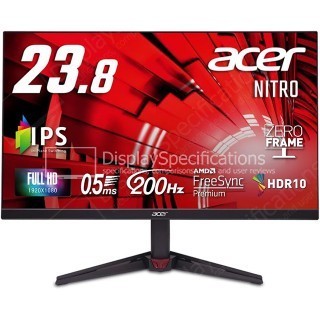 Jual Monitor LED ACER Nitro VG240Y X1 24" Inch FHD 180Hz 0.5ms 1080P ...