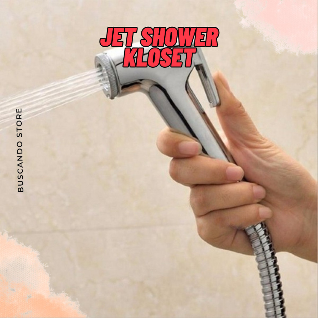 Jual Jet Shower Kloset Toilet Closet Wasser Cebok WC Semprotan Duduk ...