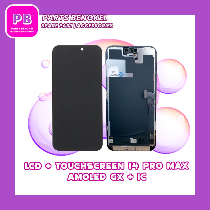 Jual LCD+TOUCHSCREEN 14 PROMAX AMOLED ( GX + IC ) ADA IC BISA PINDAH CHIP MOVE IC | Shopee Indonesia