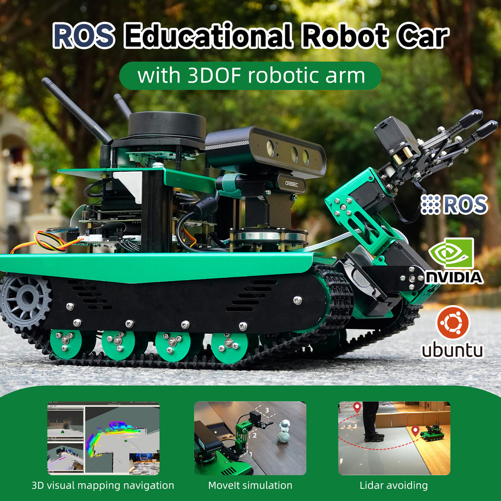 Jual Yahboom Transbot ROS Educational Robot Kit Python Programming Lidar Depth Camera MoveIt 3D ...