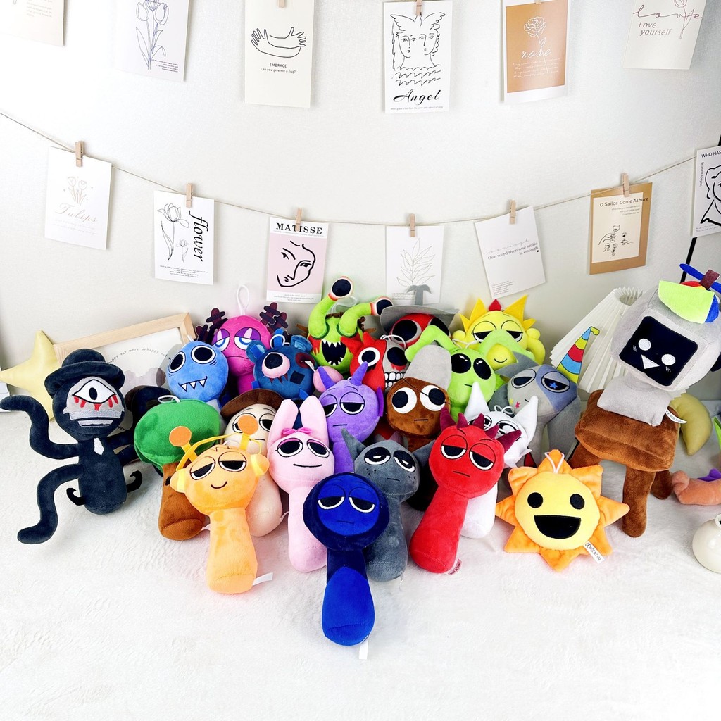 Jual New Sprunki Plush Toys Wenda Sprunky Plush 20cm Ears Mr Fun ...