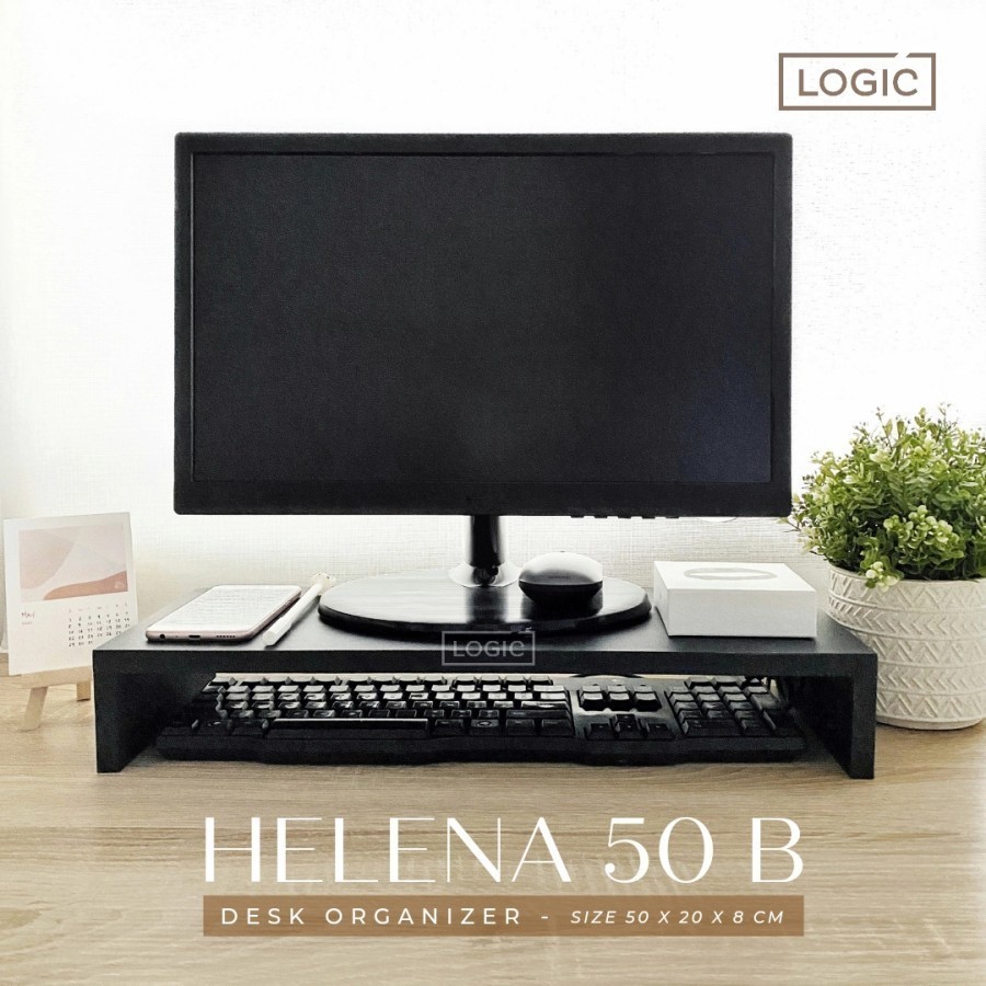 Jual Monitor Stand / Meja Rak Komputer / Meja Laptop / Logic Helena 50B ...