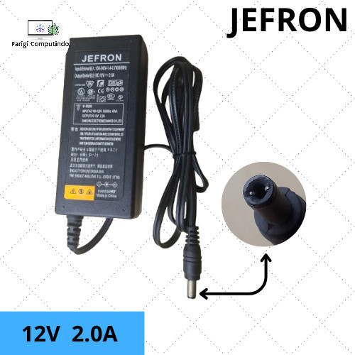 Jual Adaptor JEFRON (DC 12V ~ 2.0A) | Shopee Indonesia