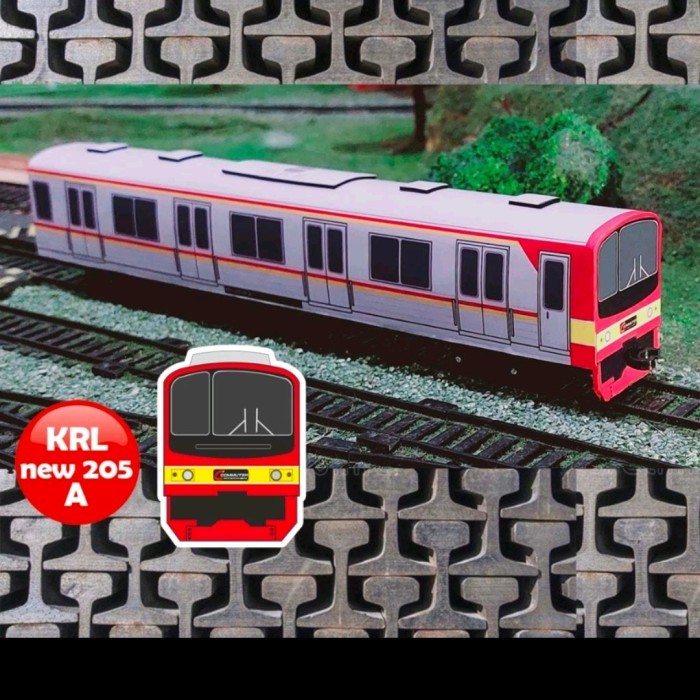 Jual mainan kereta api commuter line KRL - MERAH NEW JR | Shopee Indonesia