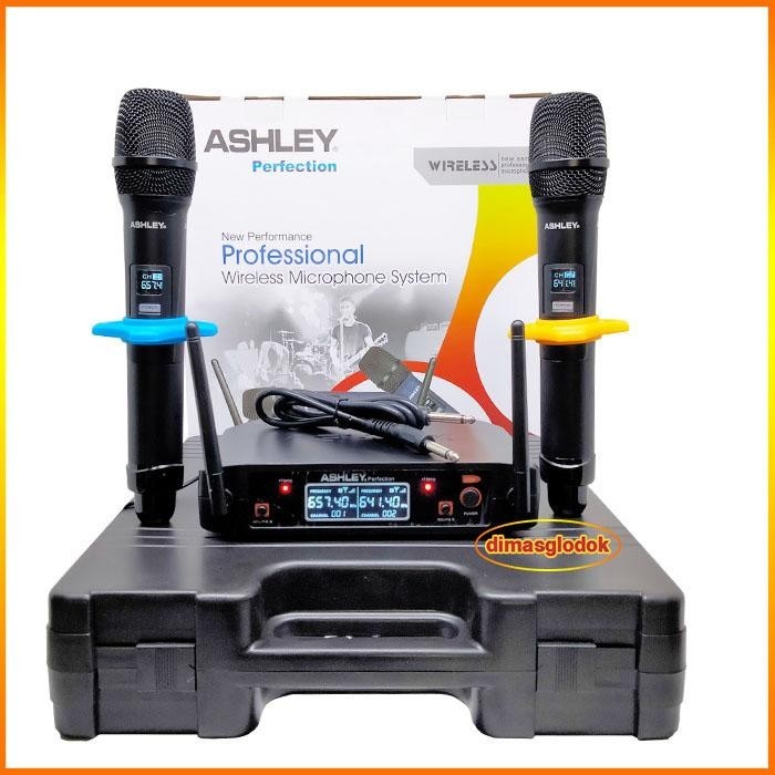 Jual Mic Wireless Ashley Perfection Mik Tanpa Kabel Professional ...