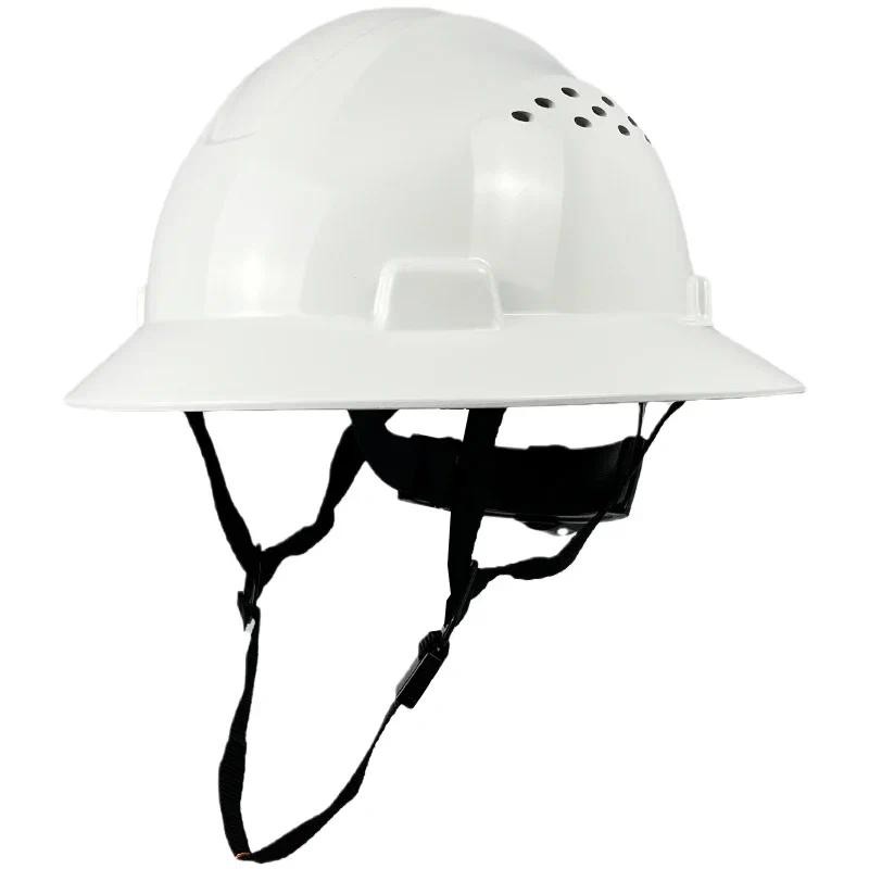 Jual Full Brim Hard Hat For Engineer Construction Work Cap For Men CE ...