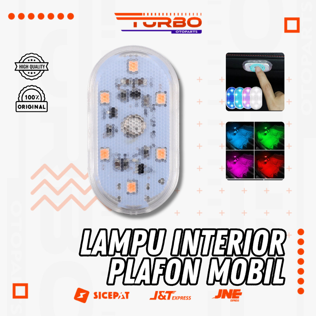 Jual Lampu Plafon Mobil / Lampu LED Sentuh Plafon / Dashboard Mobil ...