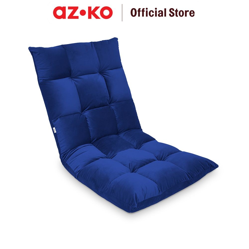 Jual AZKO Soleil Amadeus Breen Kursi Lesehan Lipat Velvet - Biru Navy ...