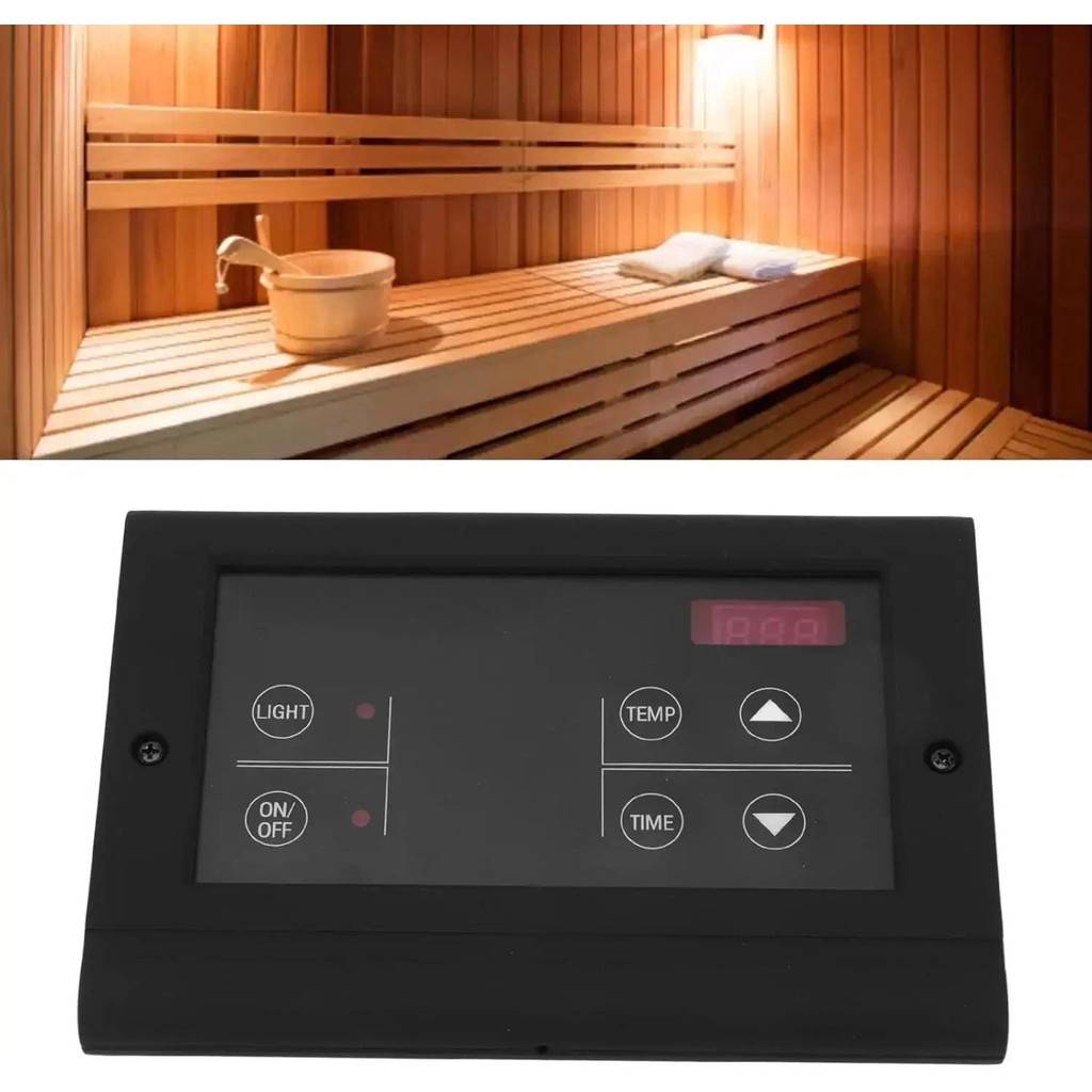 Jual Wall Mounted Sauna Stove Controller 35-110℃ Steam Bath Sauna ...