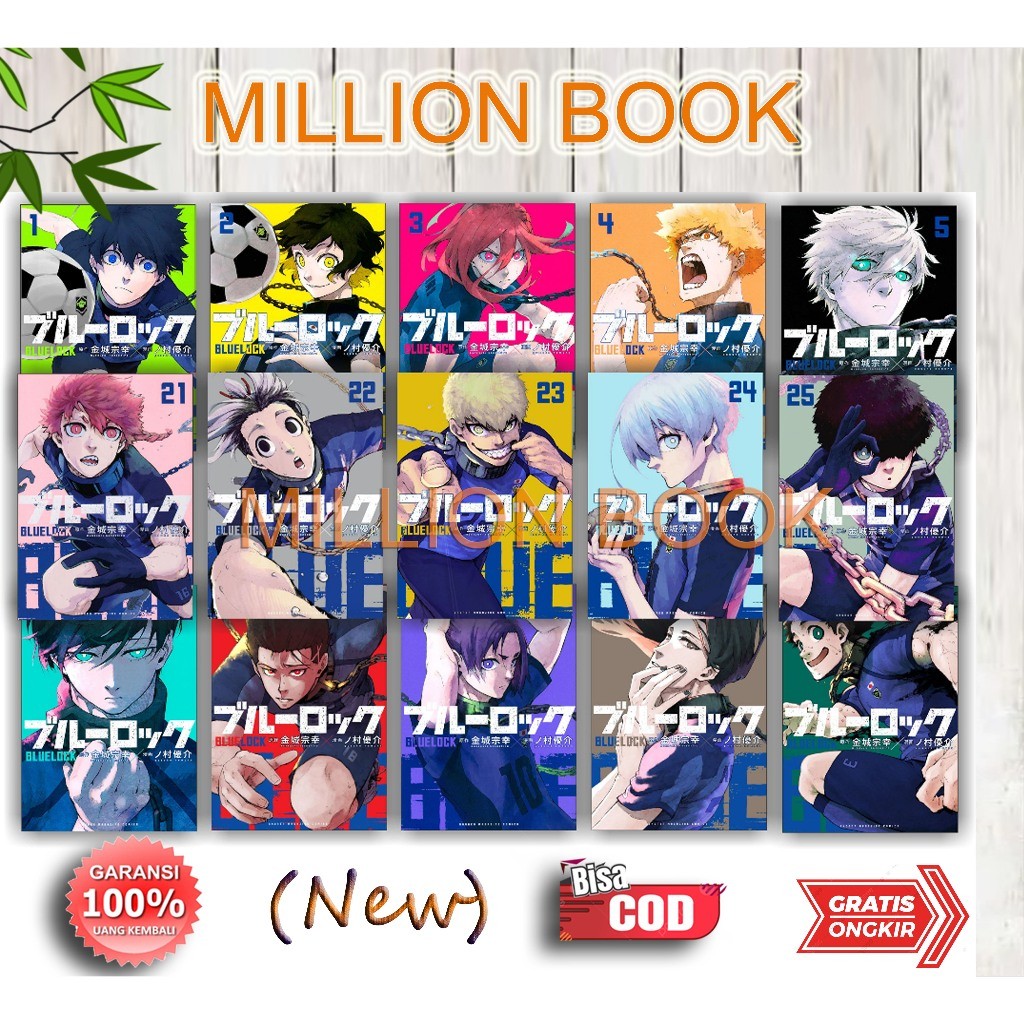 Jual Komik Manga Blue Lock Volume 1-27 ENGLISH | Shopee Indonesia