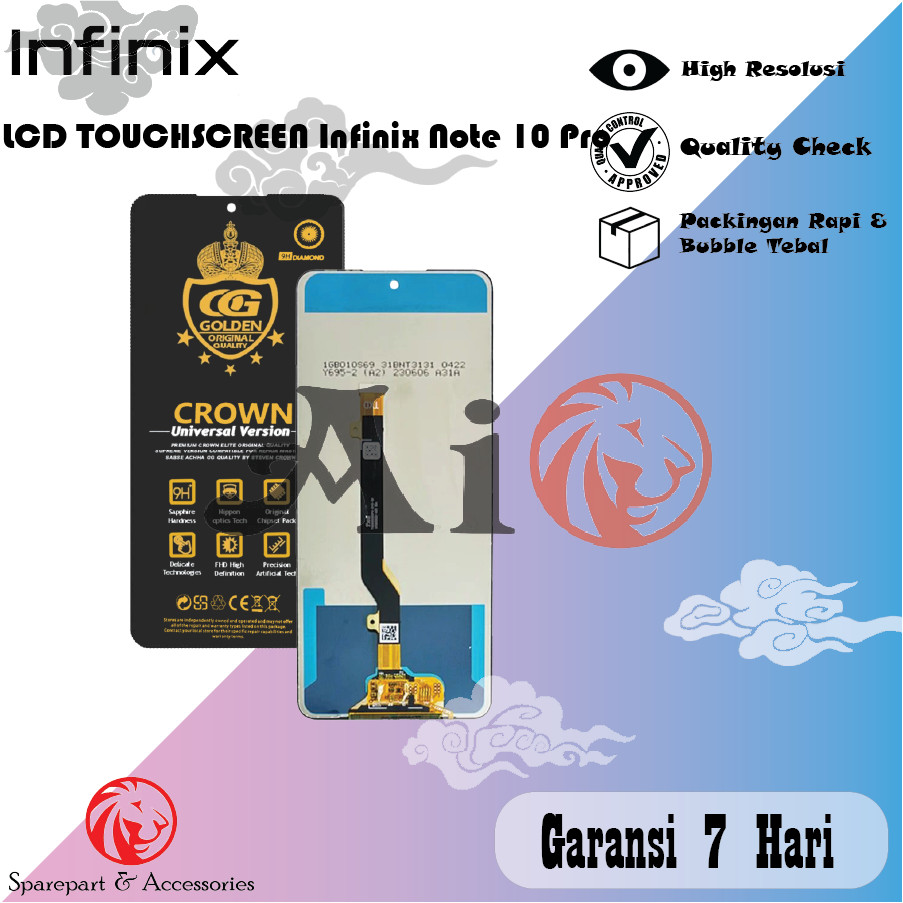 Jual LCD TOUCHSCREEN INFINIX NOTE 10 PRO X695 X695C NFC FULLSET ...