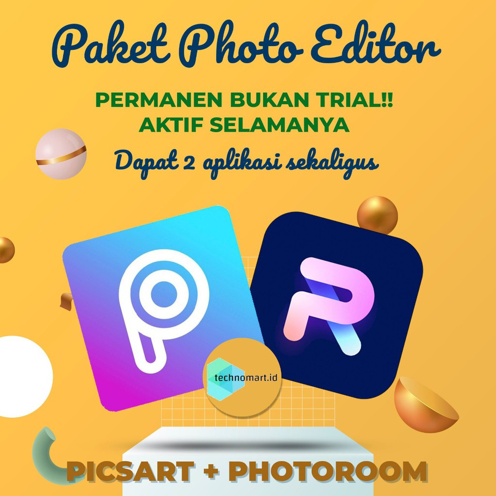 Jual PhotoRoom + Picsart pro Terbaru Android Premium Permanen ...