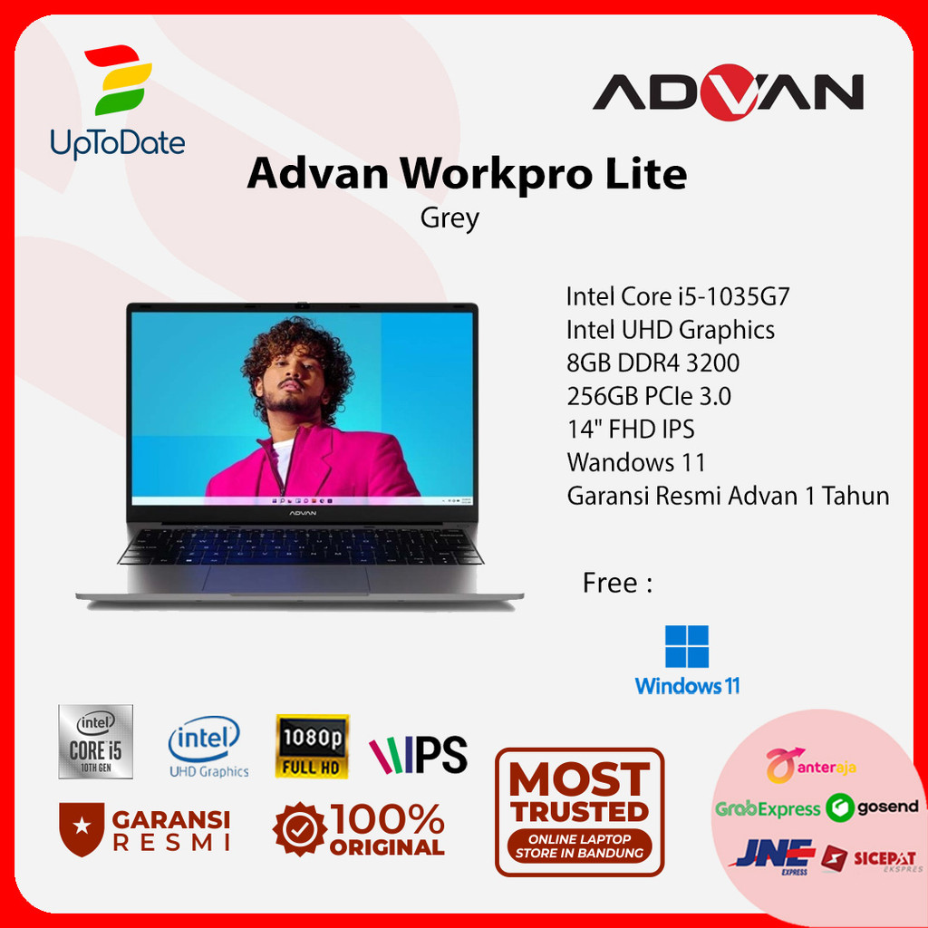 Jual Advan Workpro Lite Core i5-1035G7 8GB 256GB 14" W11 | Shopee Indonesia
