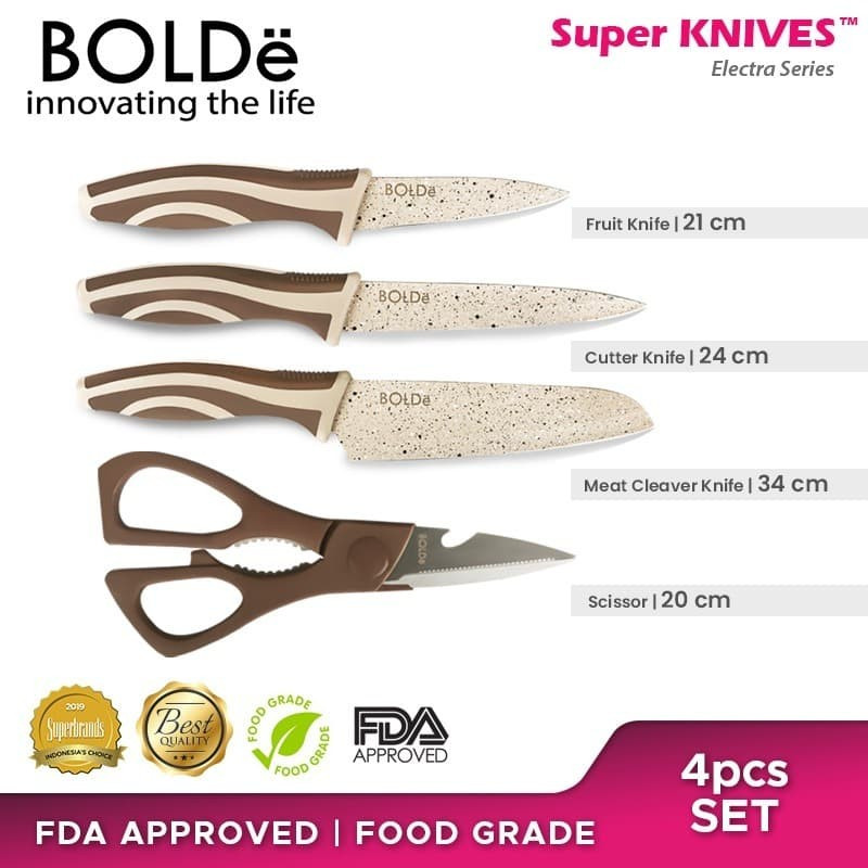 Jual Baliso.id - Pisau set Gunting BOLDe Super Utensil Electra Series ...