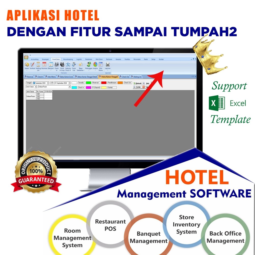 Jual Software Aplikasi Hotel dengan Fitur Lengkap | Shopee Indonesia