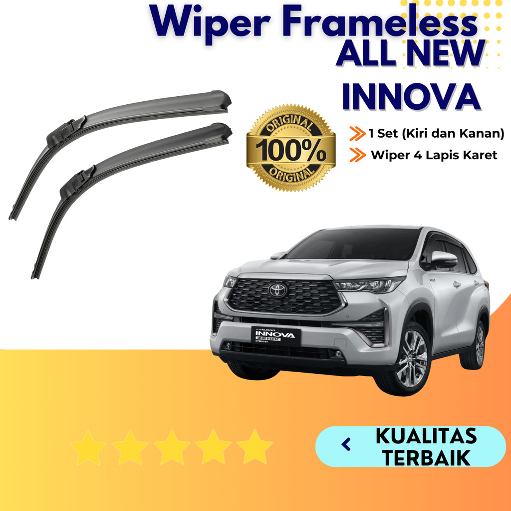 Jual Wiper Mobil Toyota Kijang Innova / All New Innova / Reborn / Zenix ...